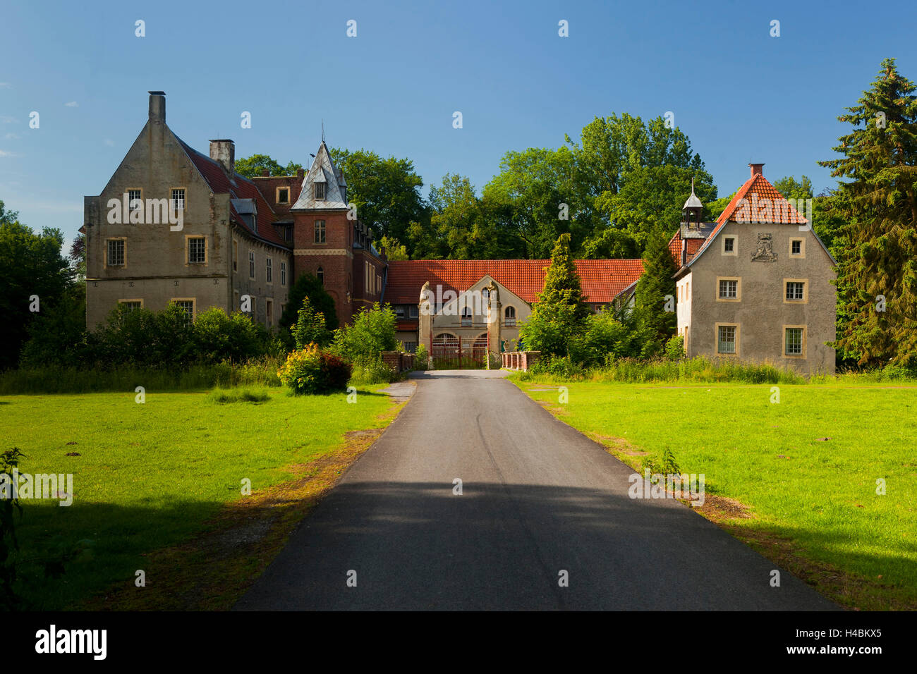 Germany, Lower Saxony, Münsterland (Münster Region), Senden Water ...