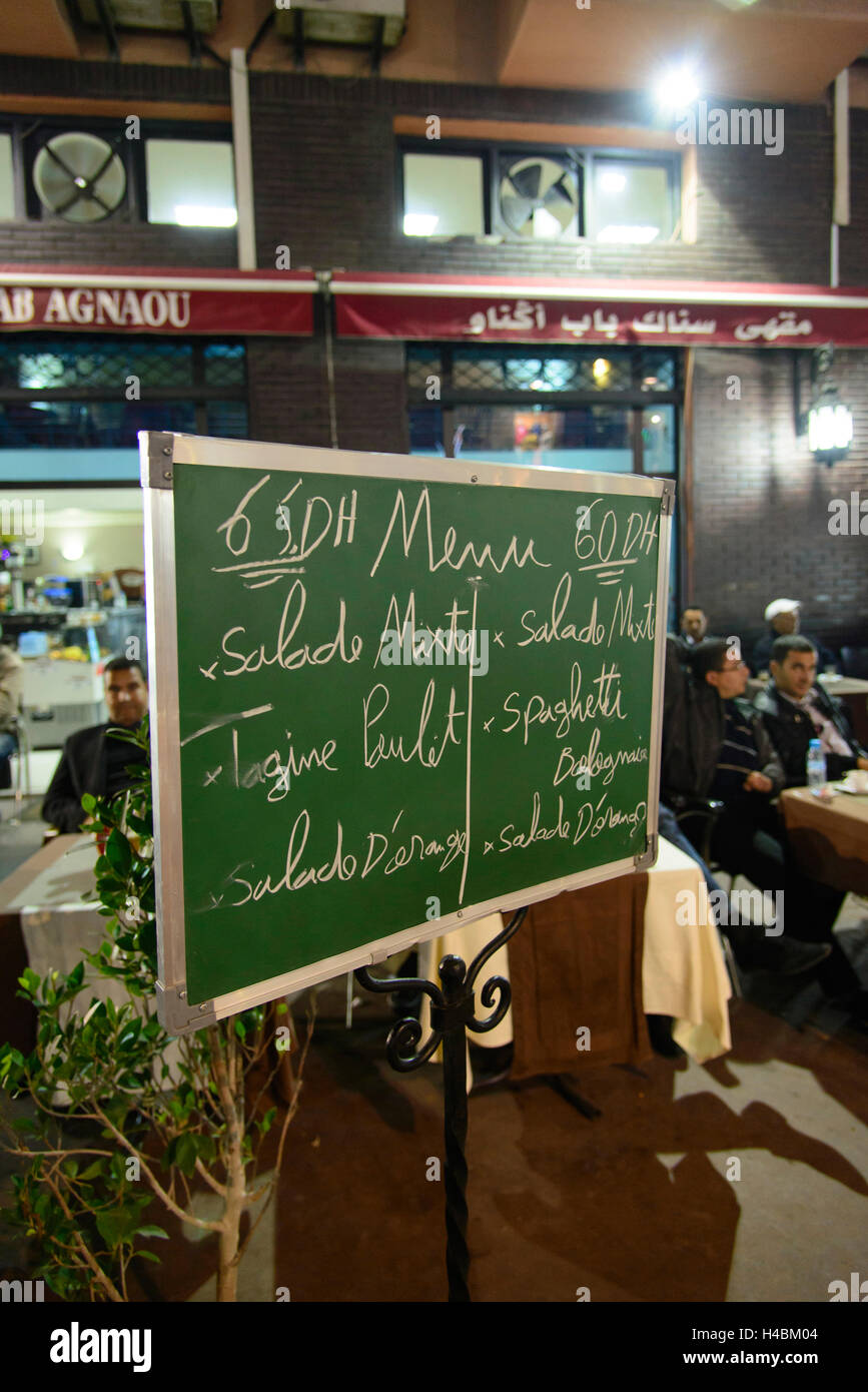 Menu board in front restaurant hi-res stock photography and images - Alamy