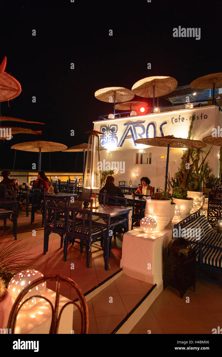 Rooftop cafe terrace hi-res stock photography and images - Alamy