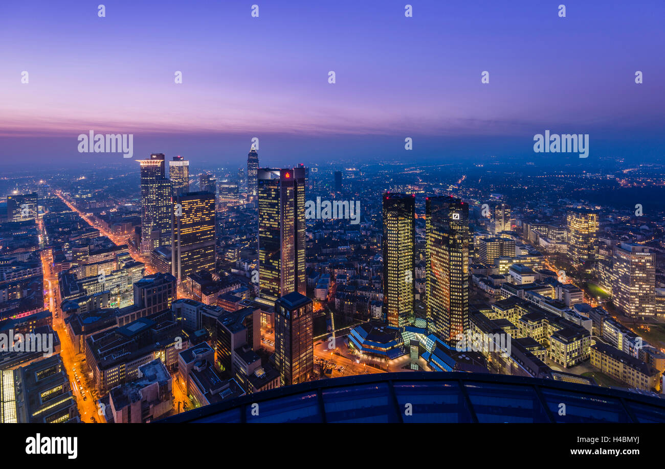 Germany, Hessen, the Rhine Main region, Frankfurt am Main, city centre ...