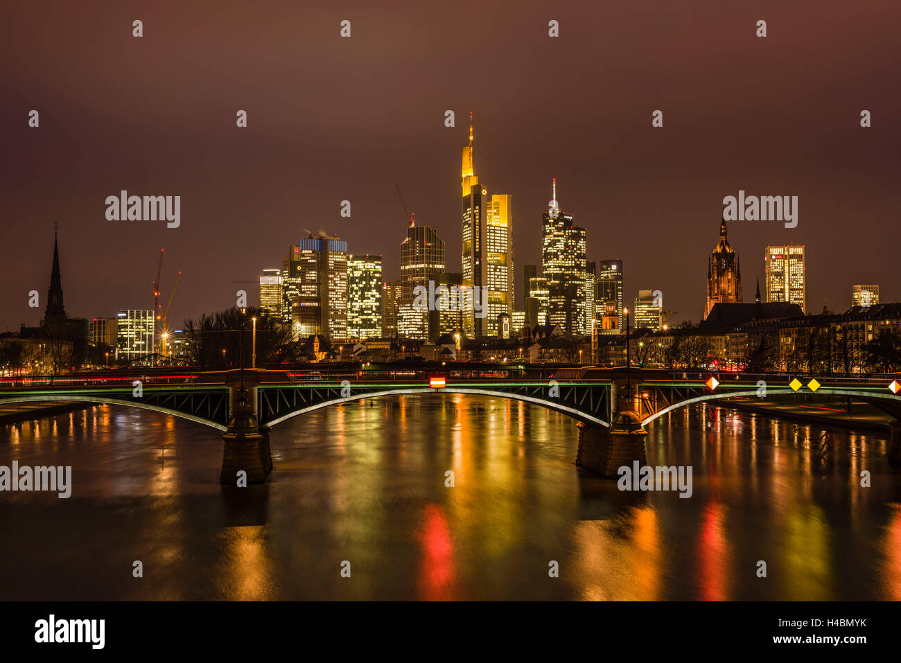 Germany, Hessen, the Rhine Main region, Frankfurt am Main, the Main ...