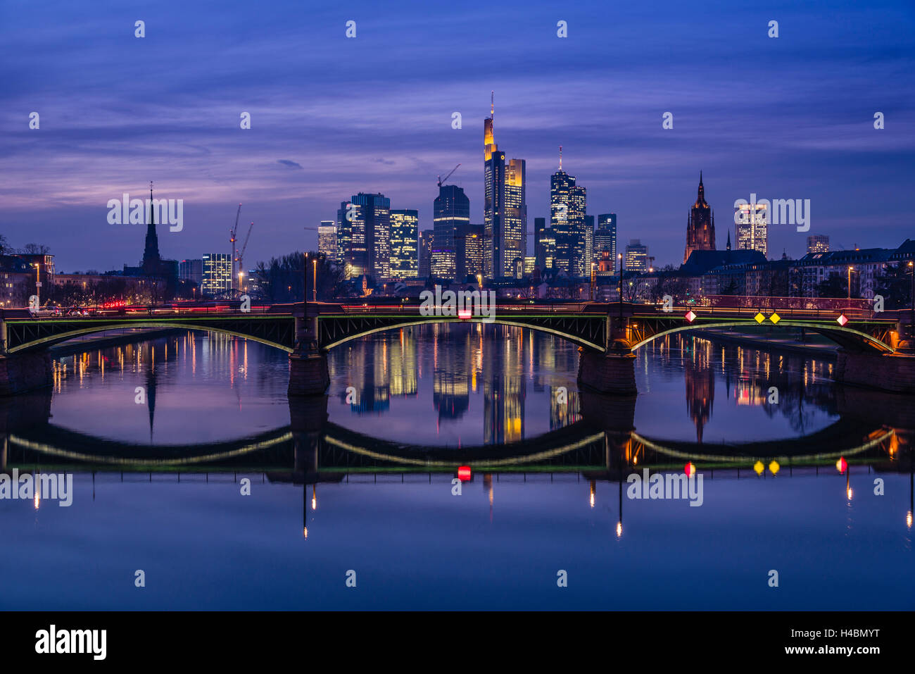 Germany, Hessen, the Rhine Main region, Frankfurt am Main, the Main ...