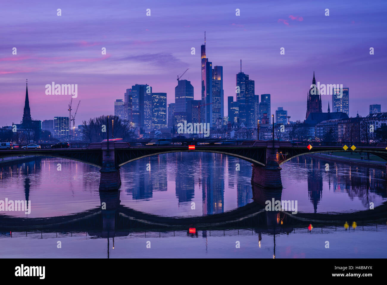 Germany, Hessen, the Rhine Main region, Frankfurt am Main, the Main ...