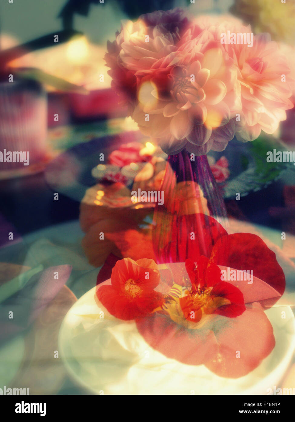 A Floral Montage Stock Photo - Alamy