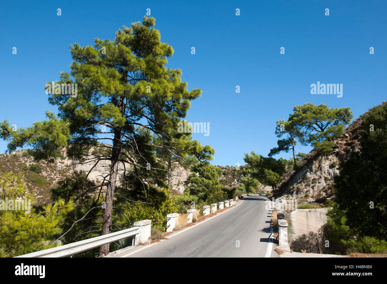 Greece, Rhodes, scenery with Malona Stock Photo - Alamy