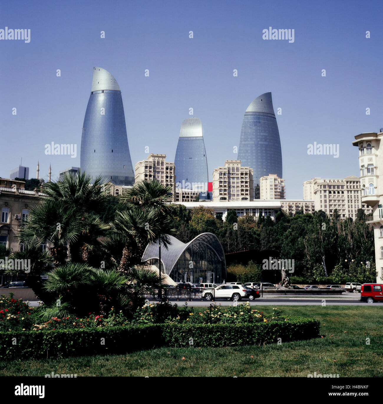 City centre of Baku Stock Photo - Alamy