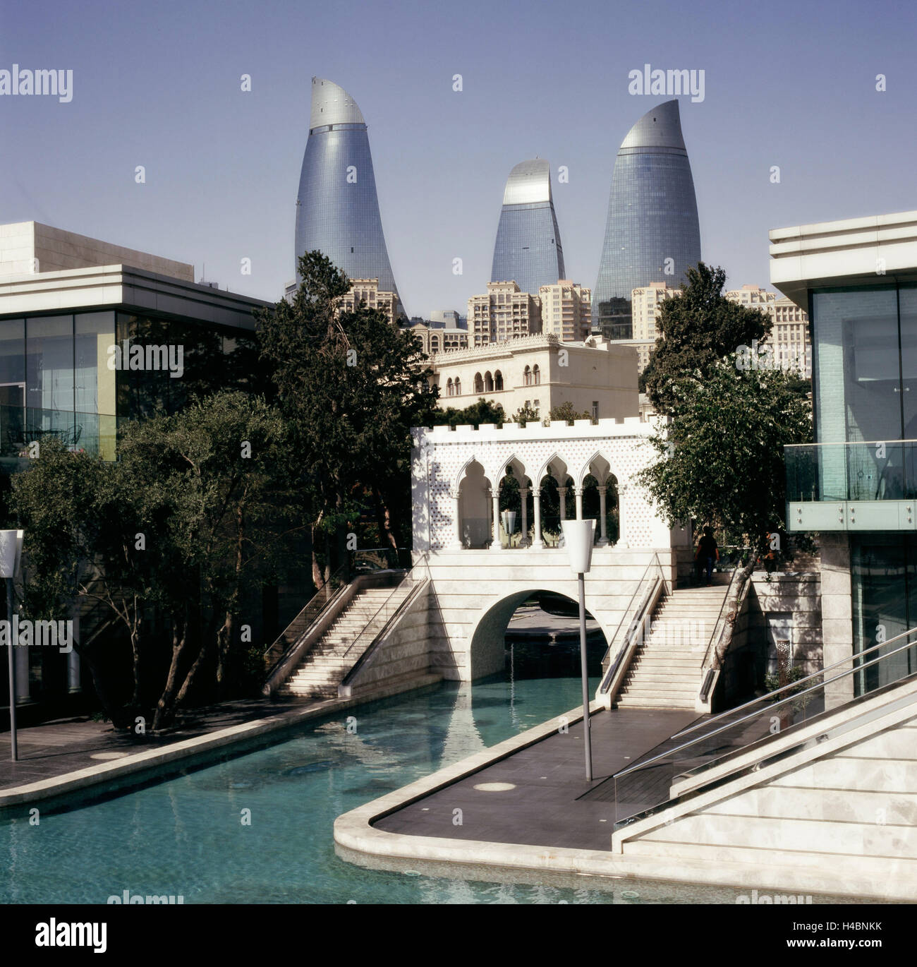 City centre of Baku Stock Photo - Alamy