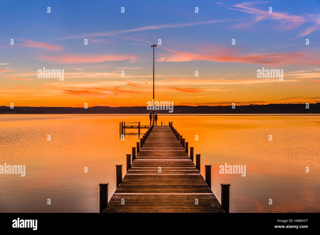 Germany, Bavaria, Upper Bavaria, Bad Tölz county, Fünfseenland area ...
