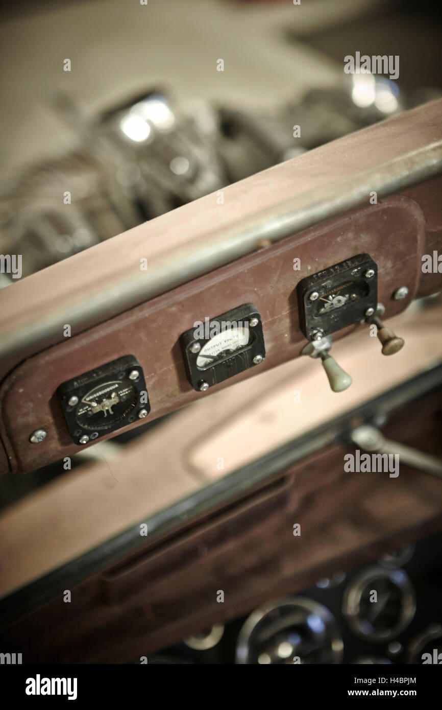 Hot-Rod, Rat-Rod, self-built with airplane radial engine Stock Photo ...