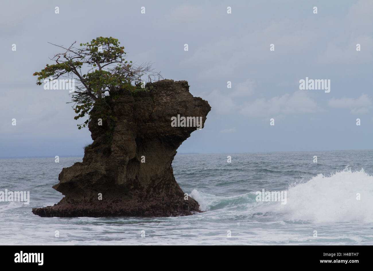 Rocks in the Caribbean Stock Photo - Alamy
