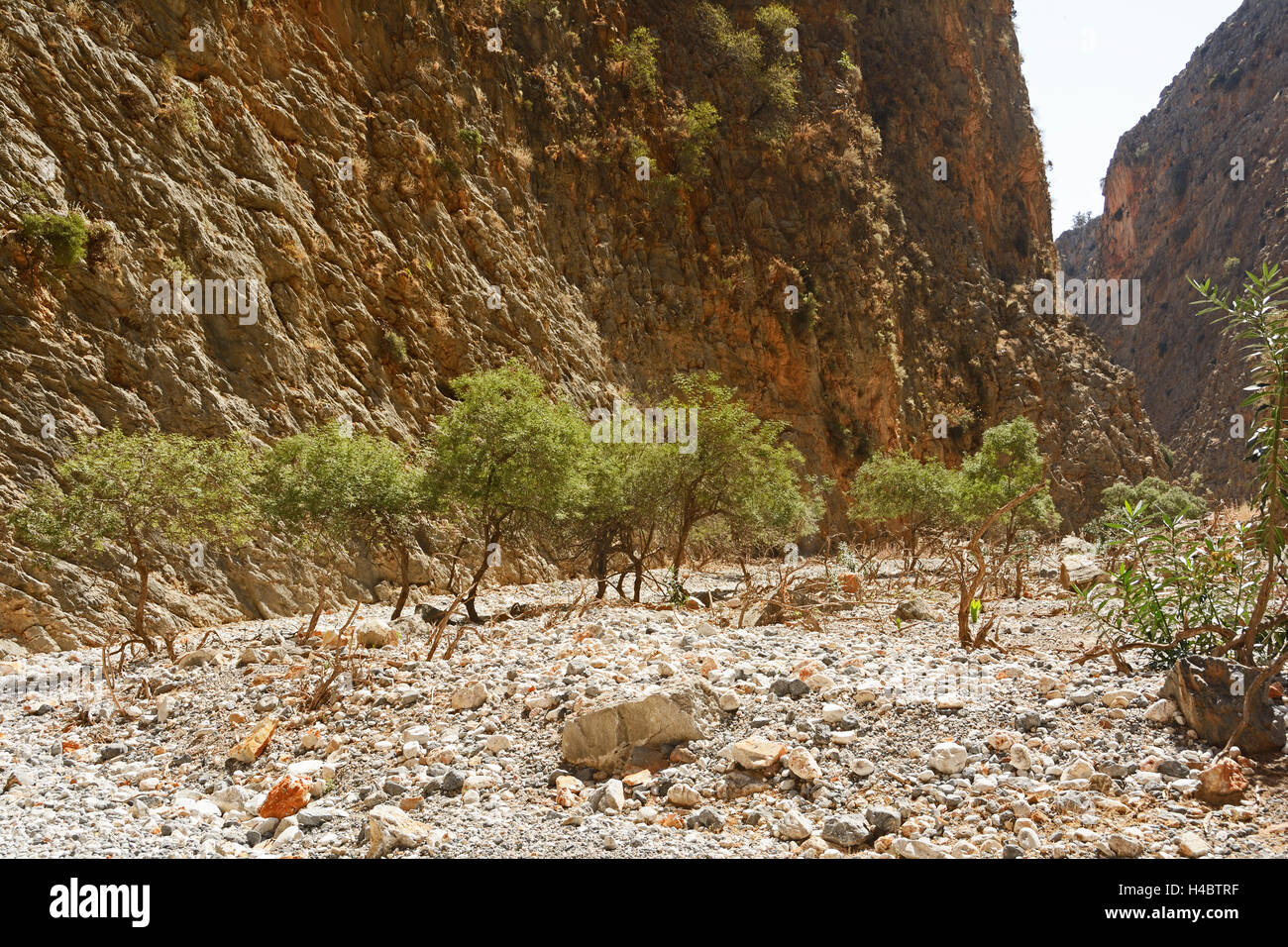 Crete, the Aradena gorge Stock Photo - Alamy
