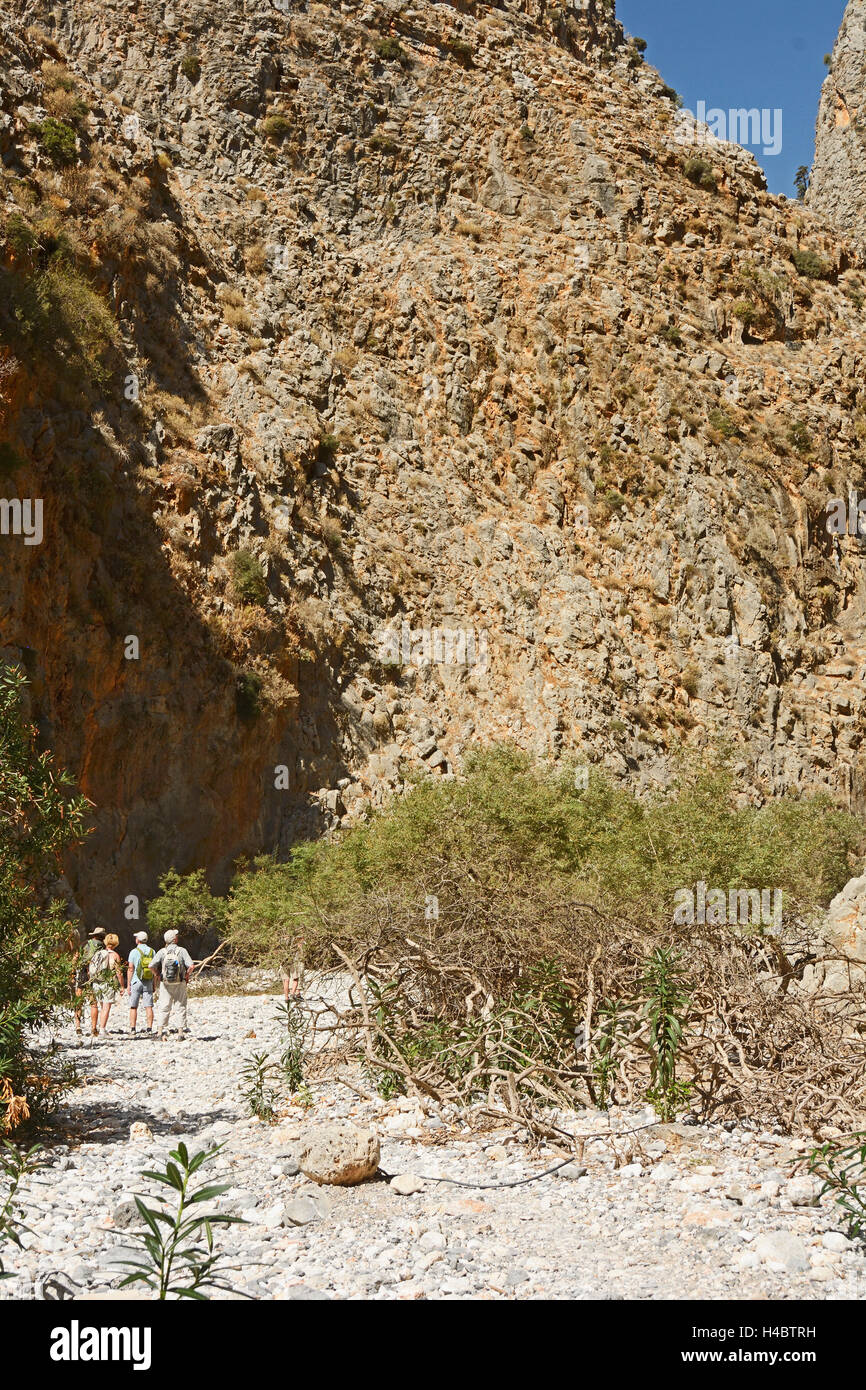 Crete, the Aradena gorge Stock Photo - Alamy