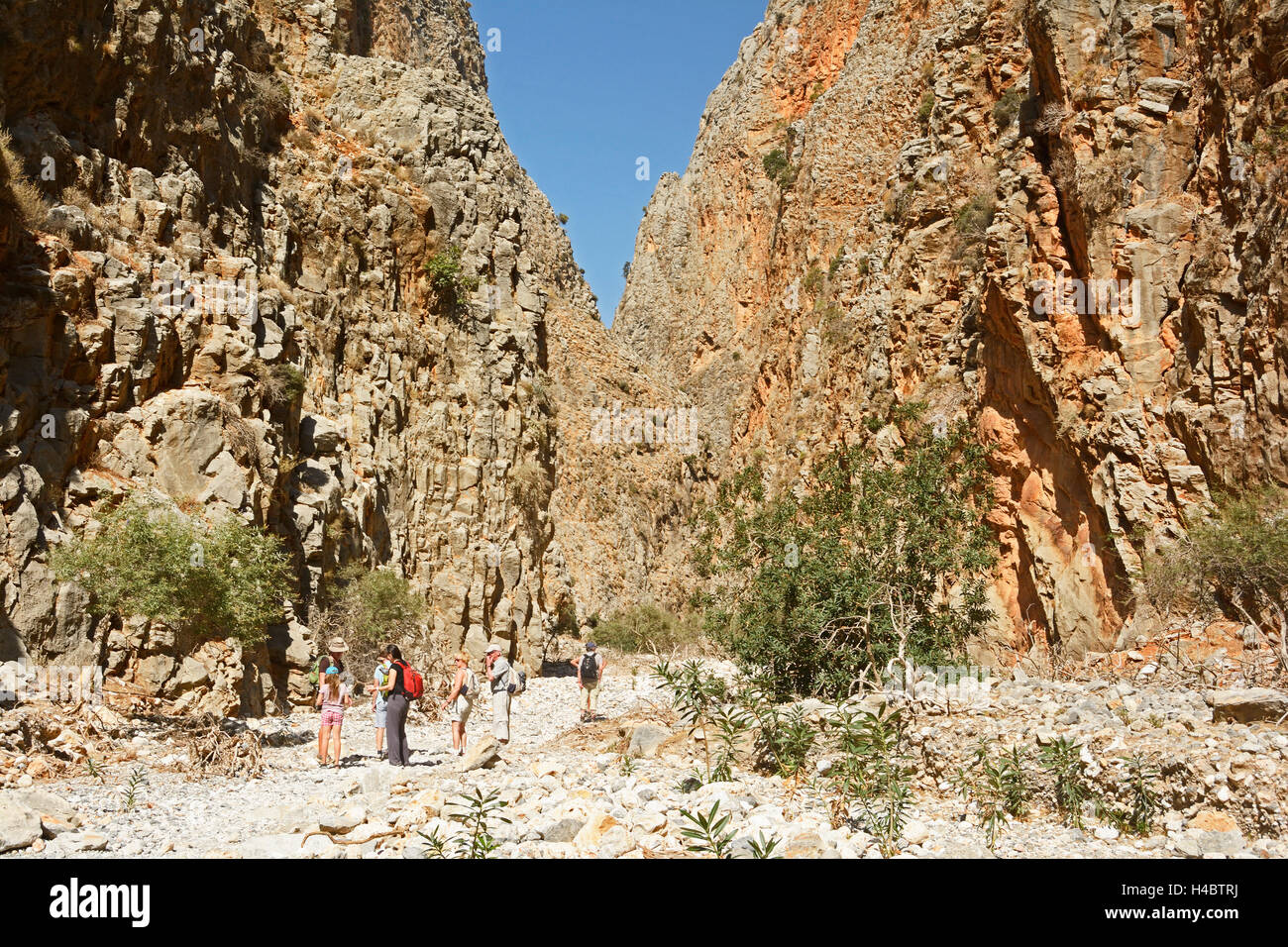 Crete, the Aradena gorge Stock Photo - Alamy