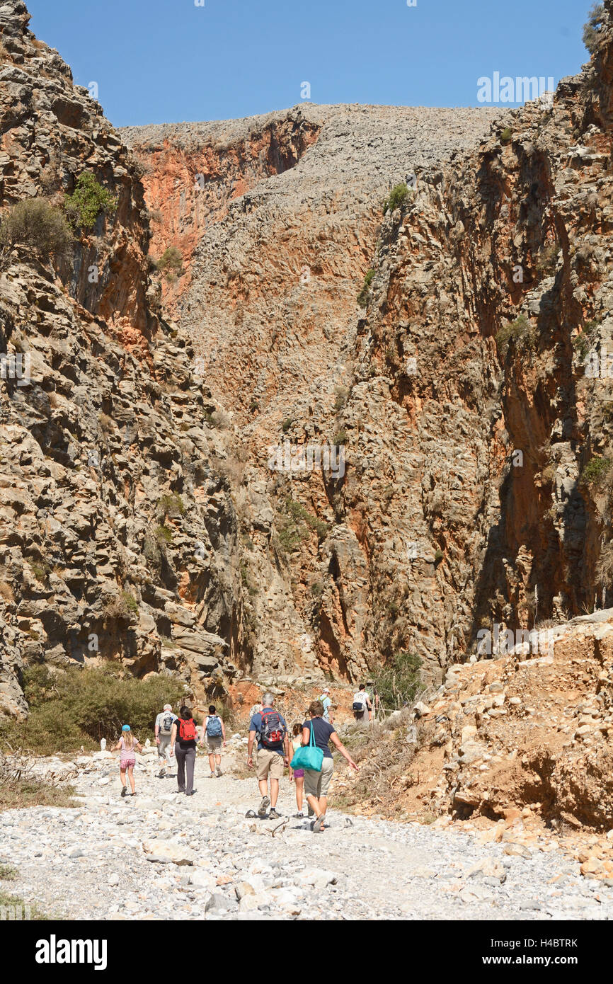 Crete, the Aradena gorge Stock Photo - Alamy