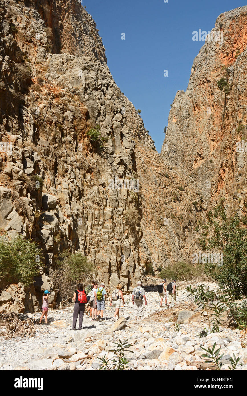 Crete, the Aradena gorge Stock Photo - Alamy