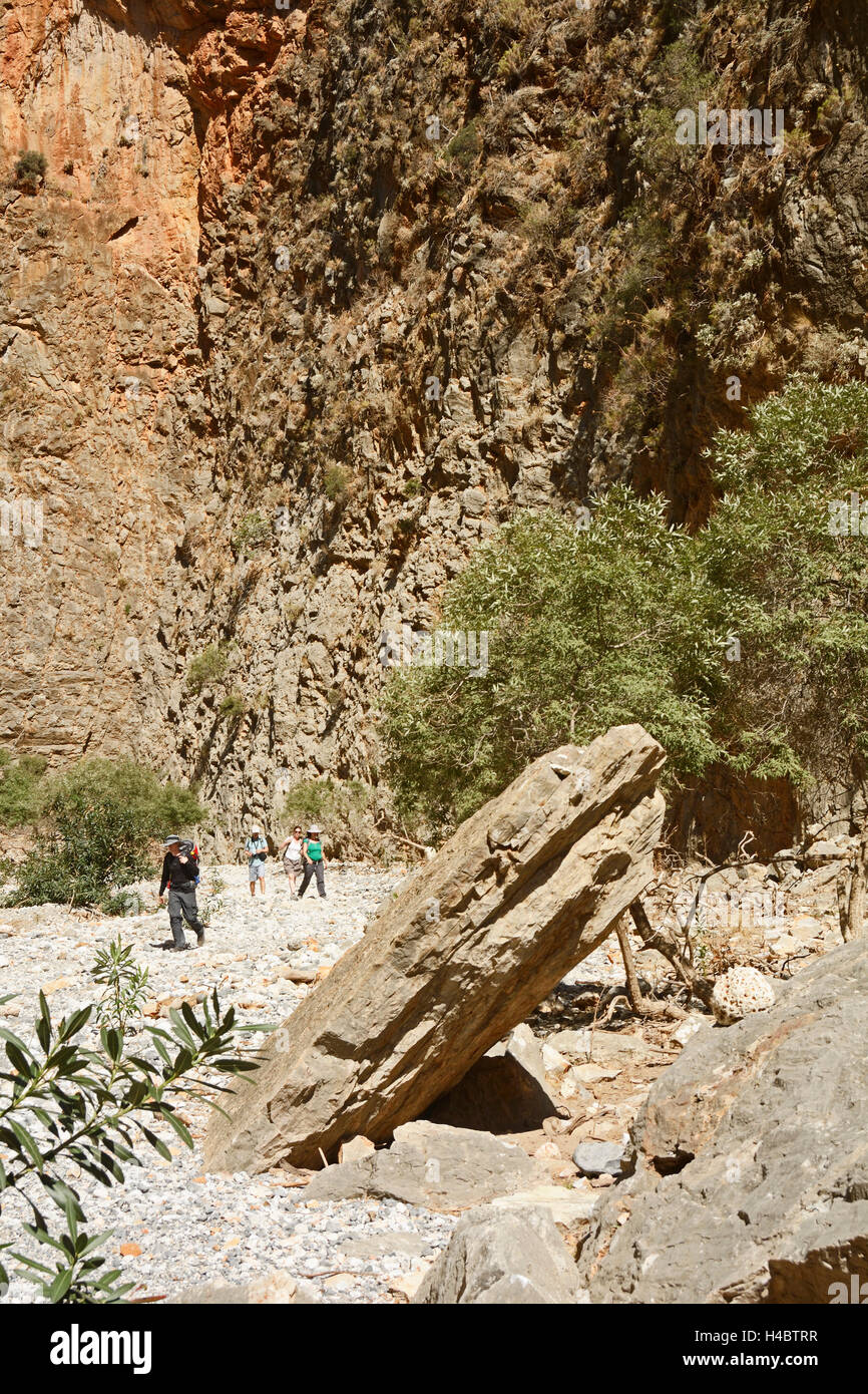 Crete, the Aradena gorge Stock Photo - Alamy
