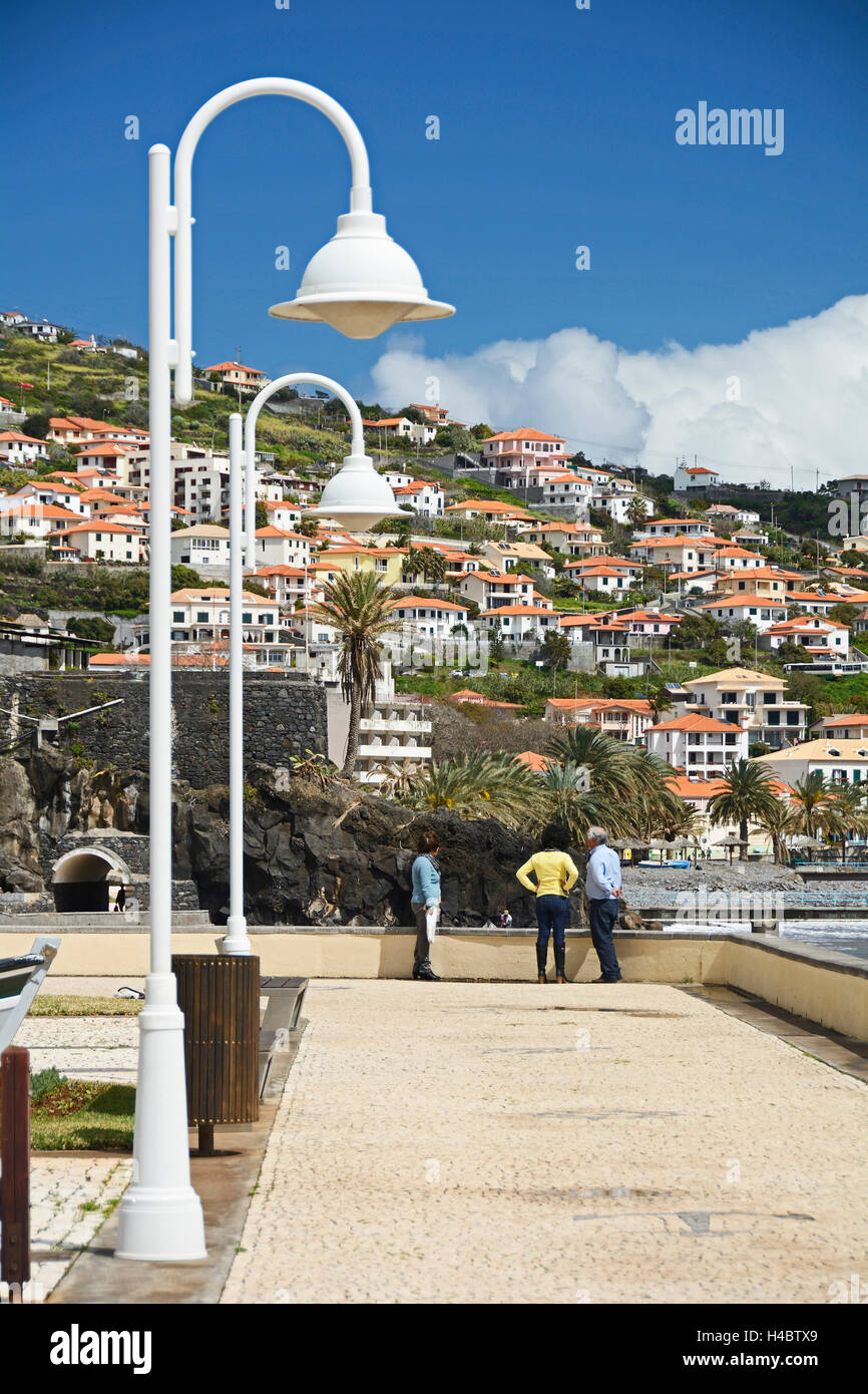 Madeira, townscape of Santa Cruz Stock Photo - Alamy