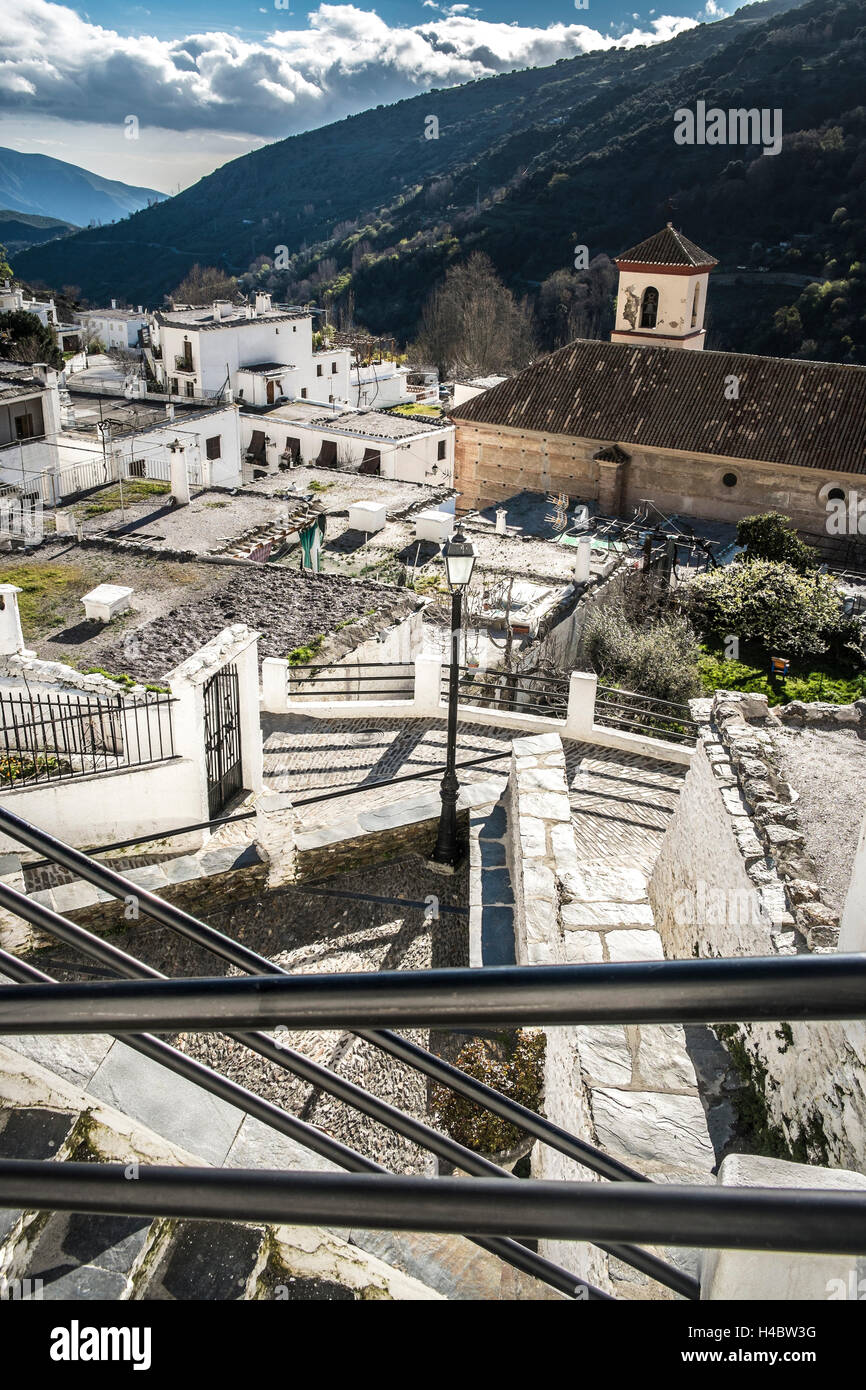 Village of Pampaneira, La Alpujarra, Andalusia, Spain Stock Photo - Alamy