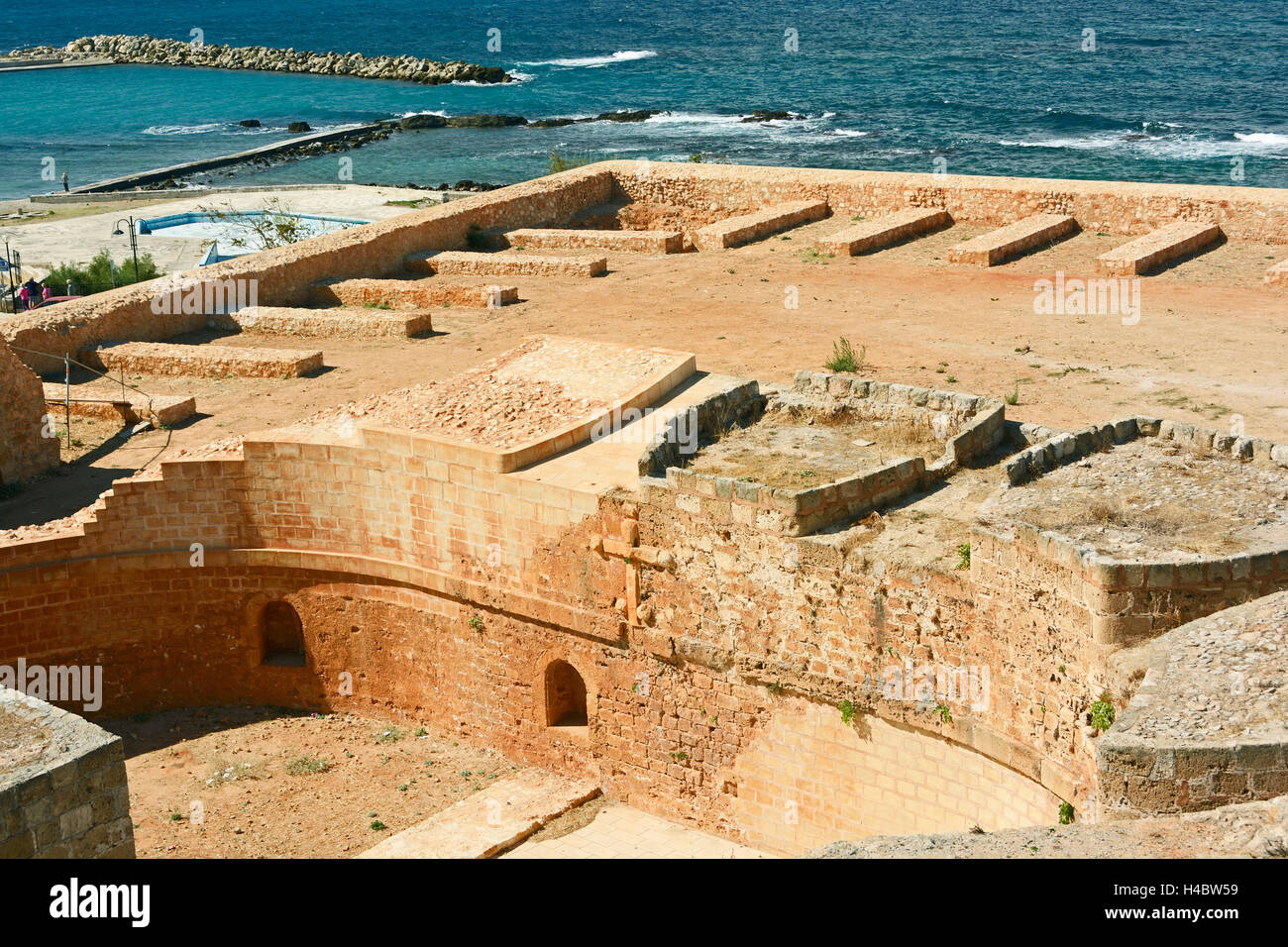 Crete, fort of Chania Stock Photo - Alamy