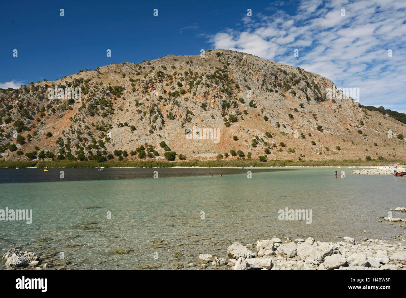 Crete, Lake Kournas Stock Photo - Alamy