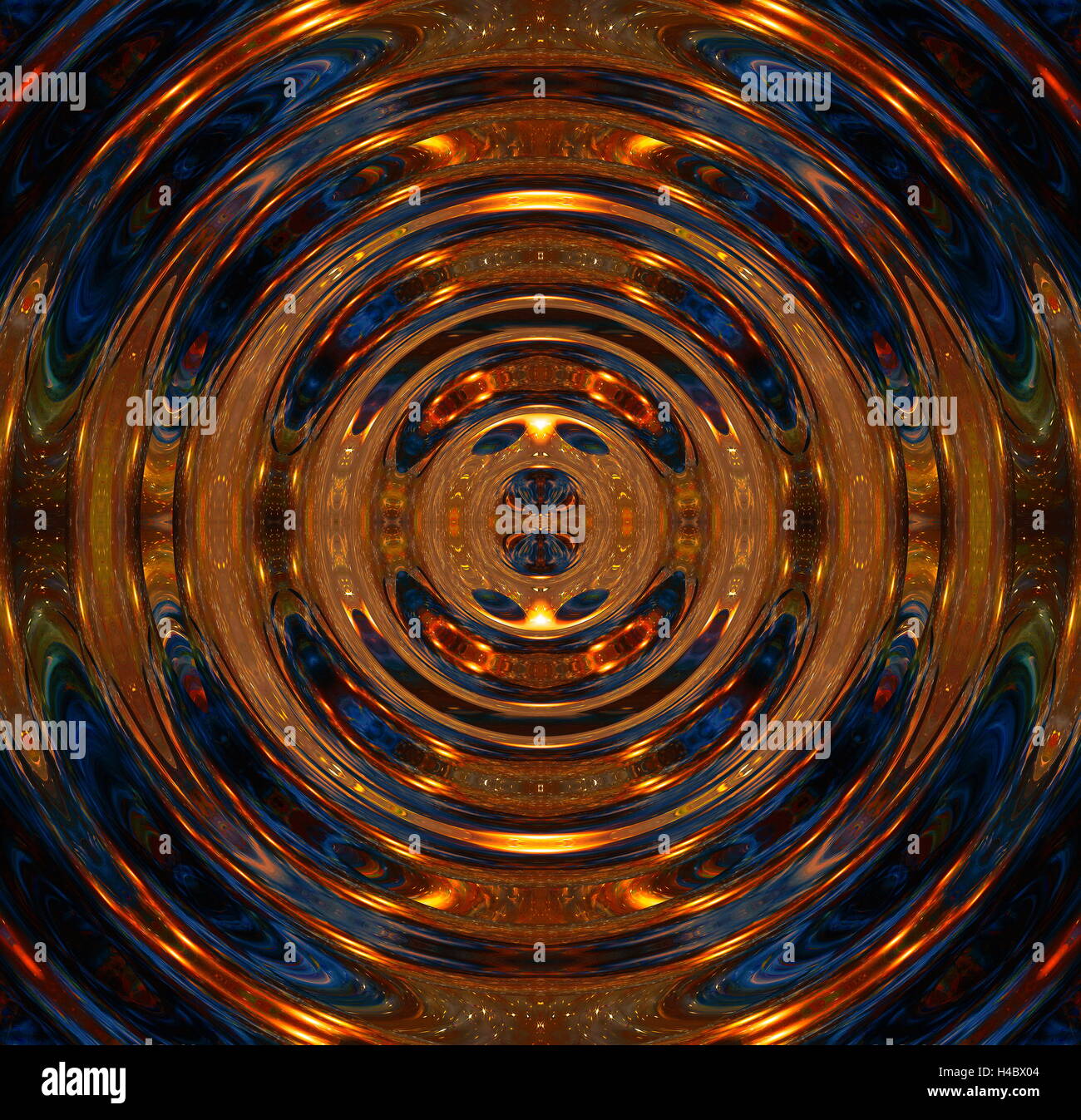 graphic concept of music in space, cosmic sound waves, computer design ...