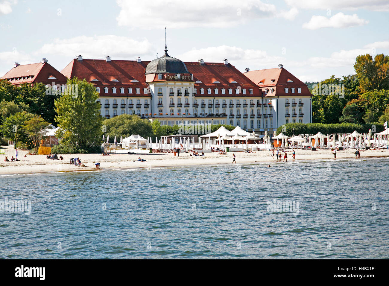 Poland, Pomerania, Sopot, German Zoppot, the Bay of Gdansk, Trojmiasto ...