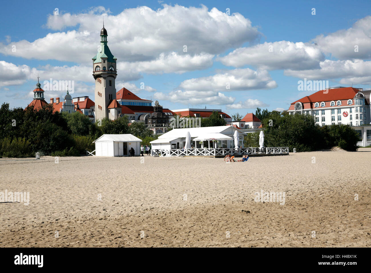 Poland, Pomerania, Sopot, German Zoppot, the Bay of Gdansk, Trojmiasto ...