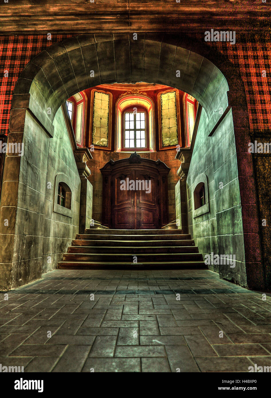 Old staircase hi-res stock photography and images - Alamy