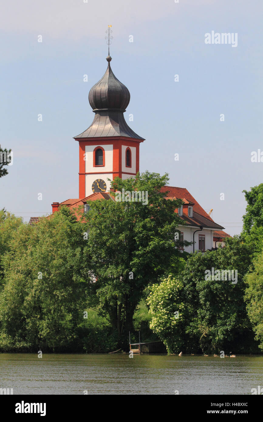 Protestant church of Edingen-Neckarhausen Stock Photo - Alamy