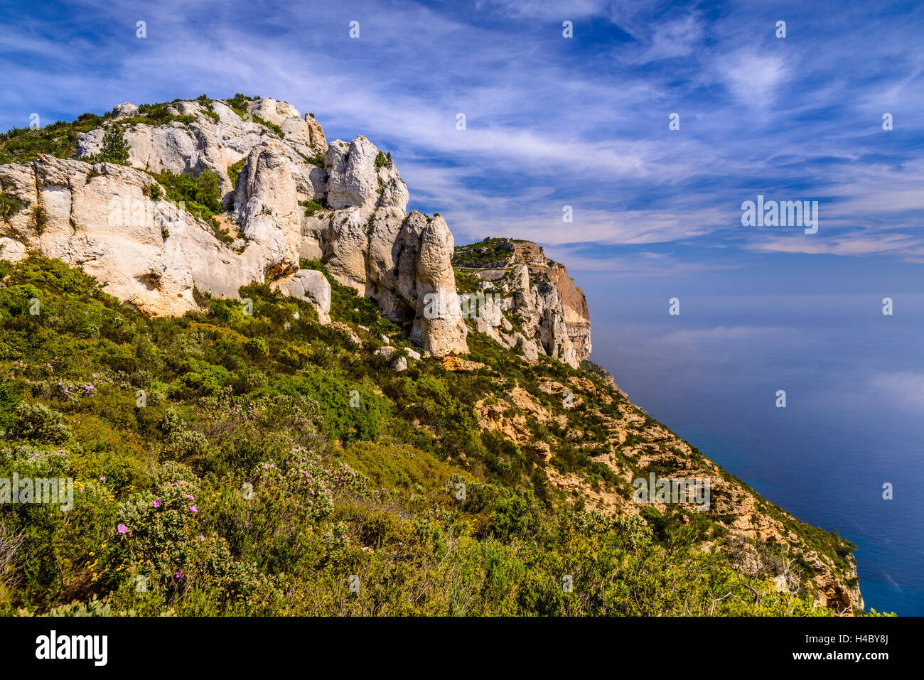 France, Provence, Bouches-du-Rhône, Riviera, Cassis, Route des CrÛtes ...
