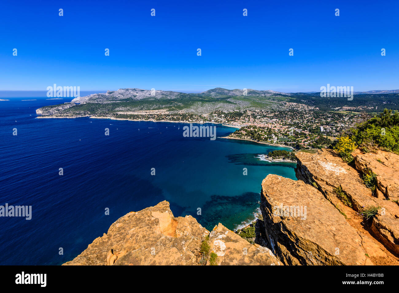 France, Provence, Bouches-du-Rhône, Riviera, Cassis, Baie de Cassis ...
