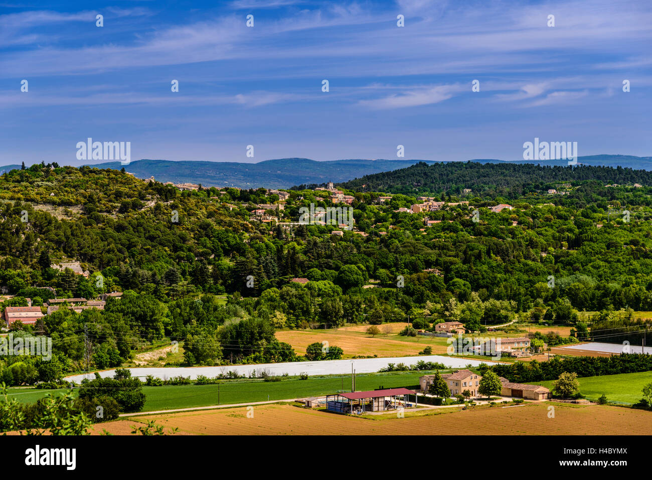 France, Provence, Vaucluse, Goult, view of the village Stock Photo - Alamy