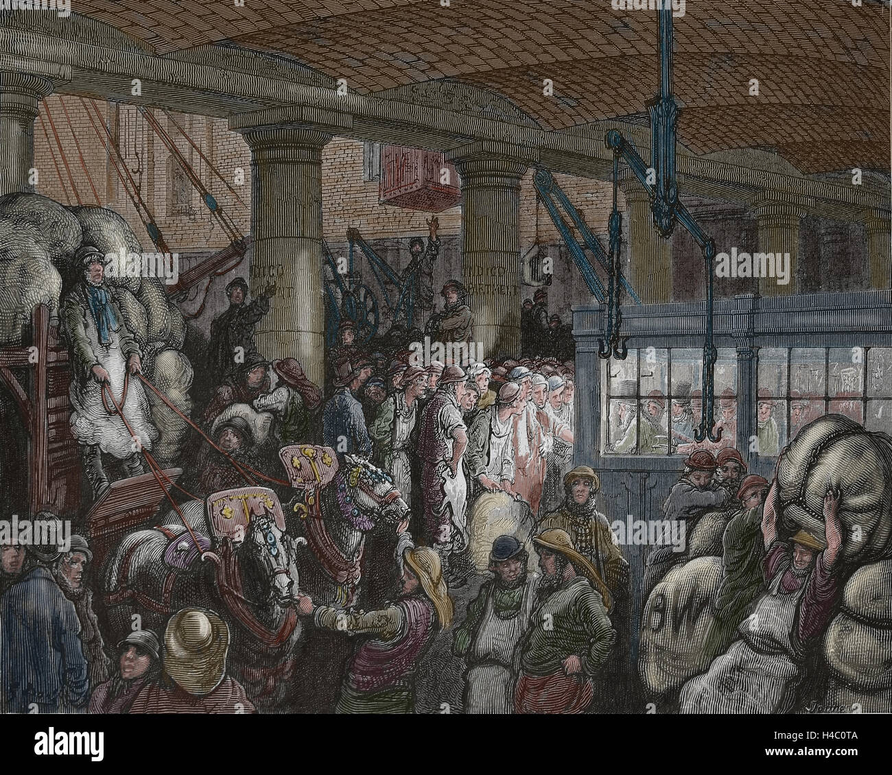 London docks 19th century hi-res stock photography and images - Alamy