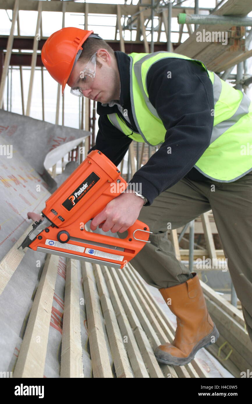 Nail gun cartridge hi-res stock photography and images - Alamy