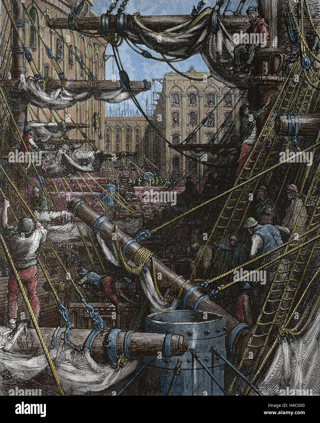 London port 19th century hi-res stock photography and images - Alamy