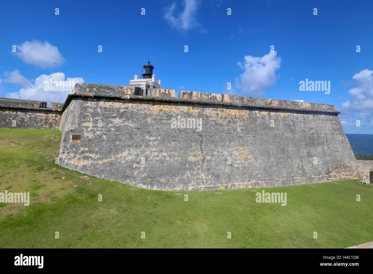 San Juan, Puerto Rico historic Fort San Felipe Del Morro Stock Photo ...