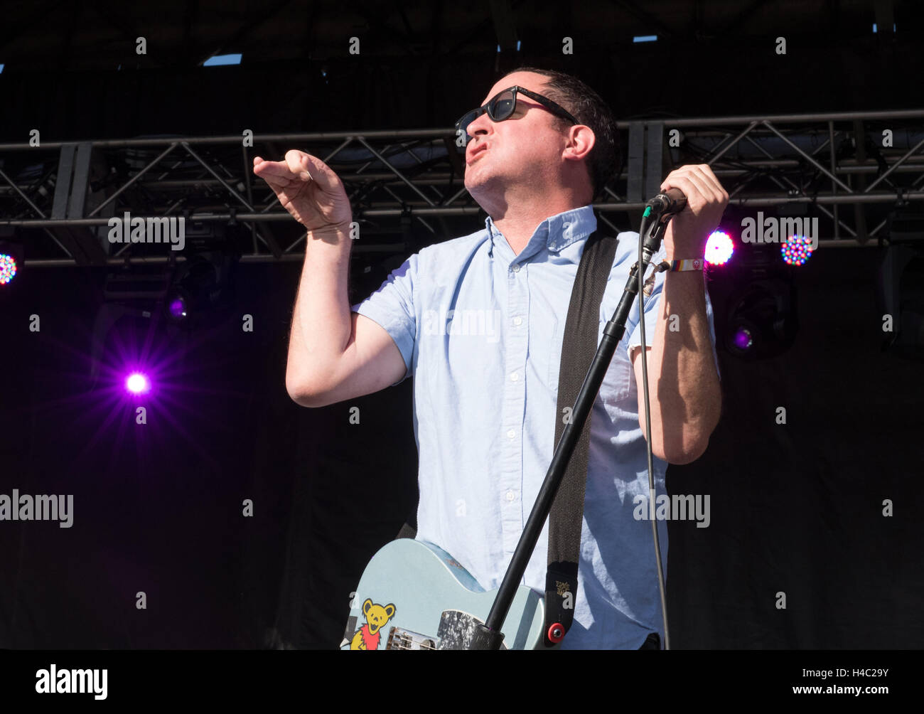 Craig Finn of The Hold Steady performs at Riot Fest at the National ...
