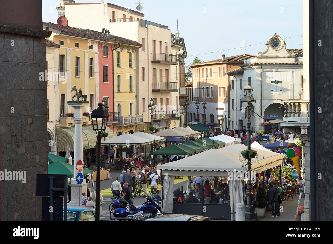 Europe, Italy, Montichiari Brescia, old town Stock Photo - Alamy