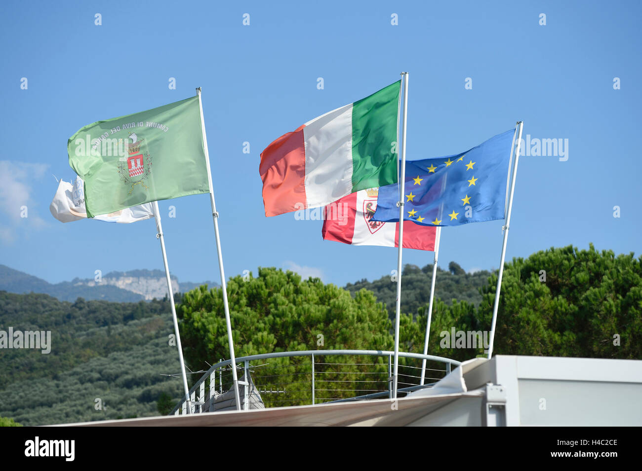 Garda flag hi-res stock photography and images - Alamy