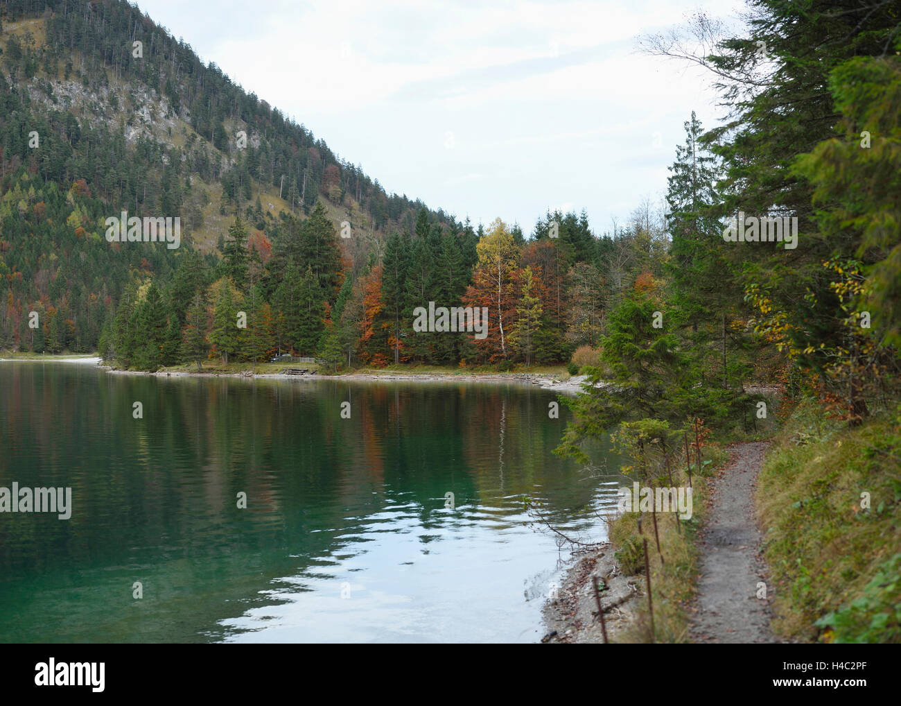 Landscape, lake, waterside, clear Stock Photo - Alamy