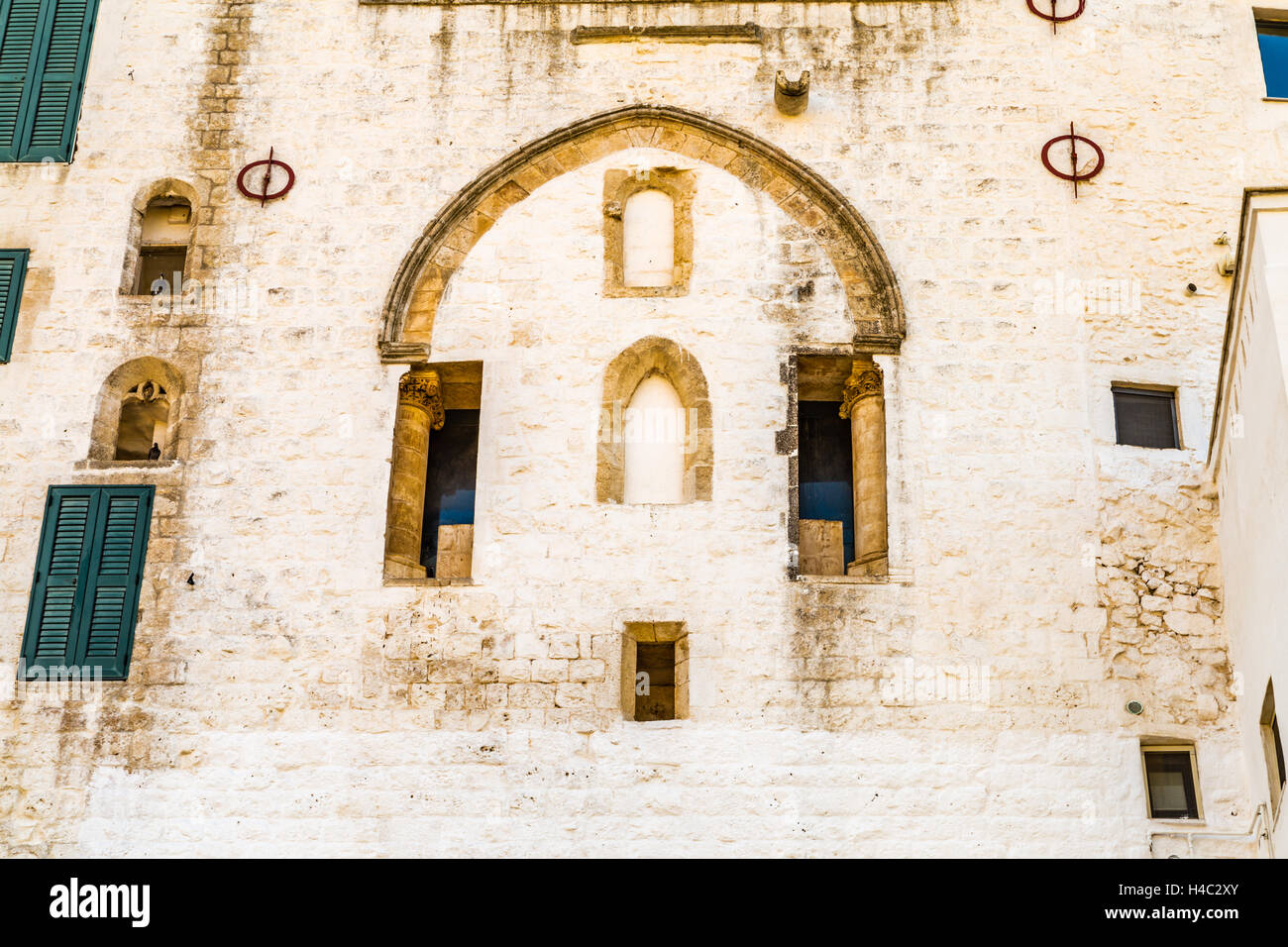 ancient whitewashed building of Ostuni, The White City Stock Photo - Alamy