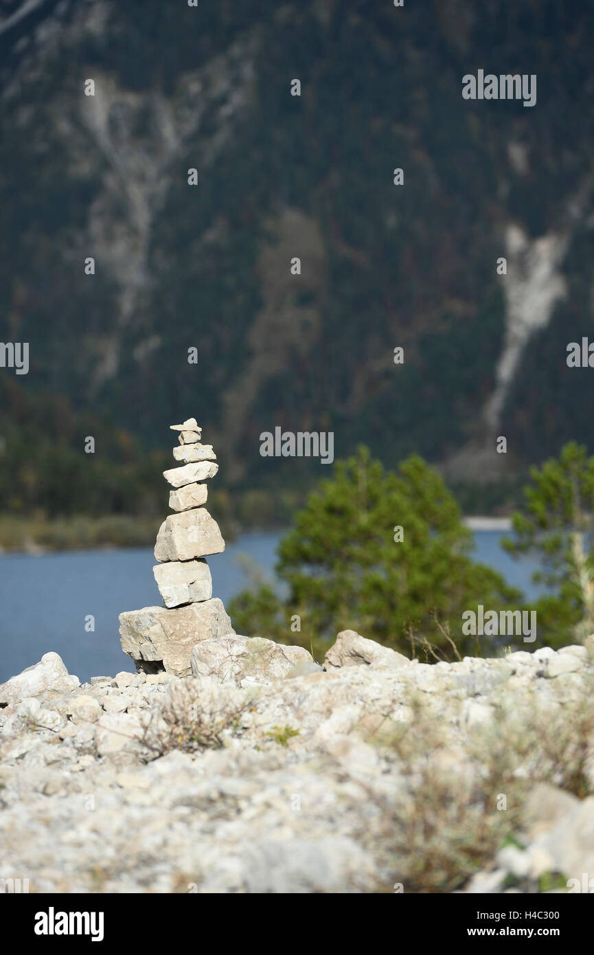 Stones, stone heap, autumn Stock Photo - Alamy