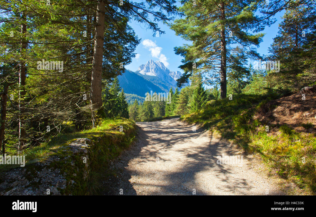 Footpath at Mittenwald Stock Photo - Alamy
