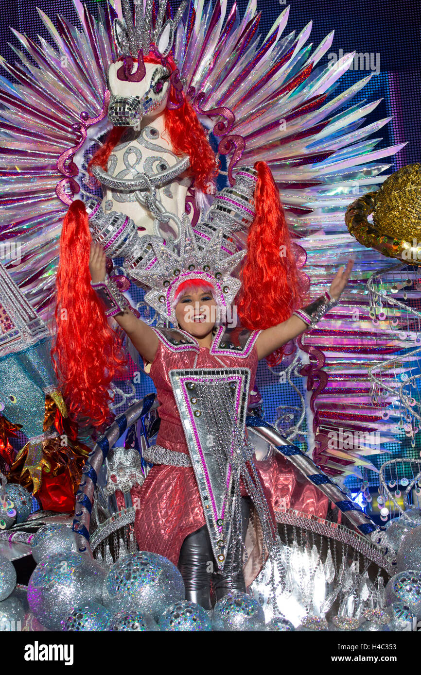 Tenerife carnival queen canary hi-res stock photography and images - Alamy