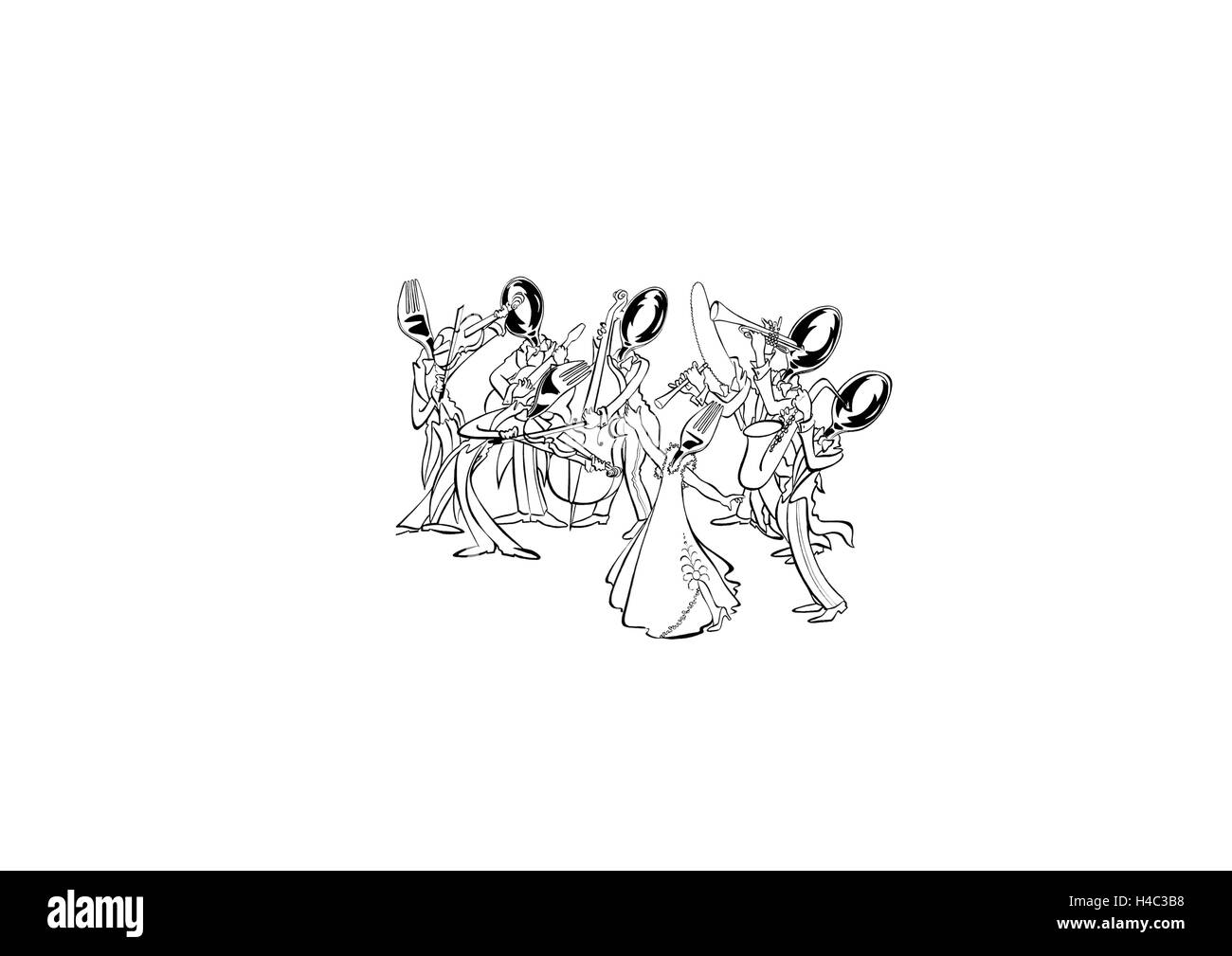 Instruments orchestra Cut Out Stock Images & Pictures - Alamy