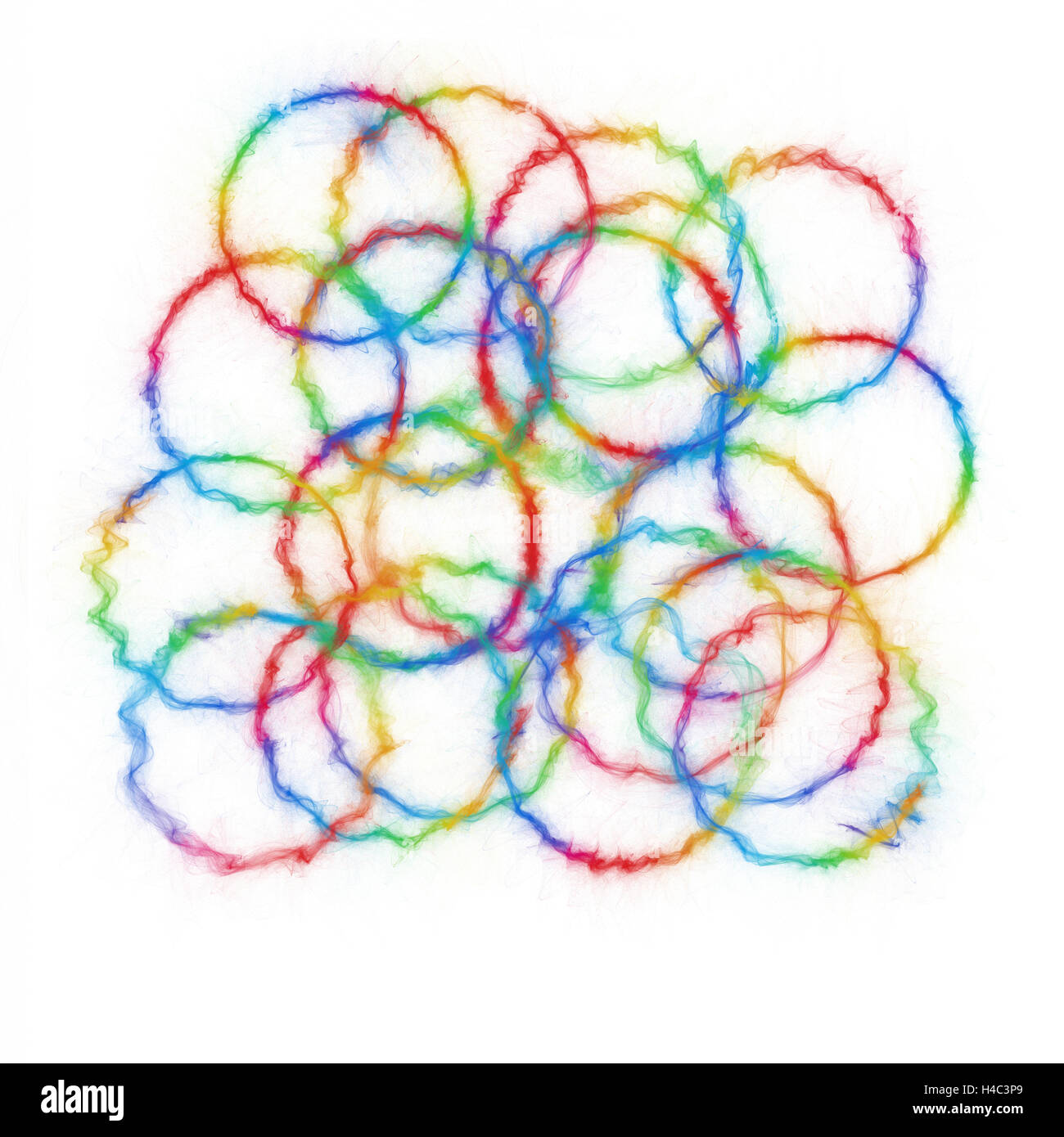 Abstract shapes blend Cut Out Stock Images & Pictures - Alamy