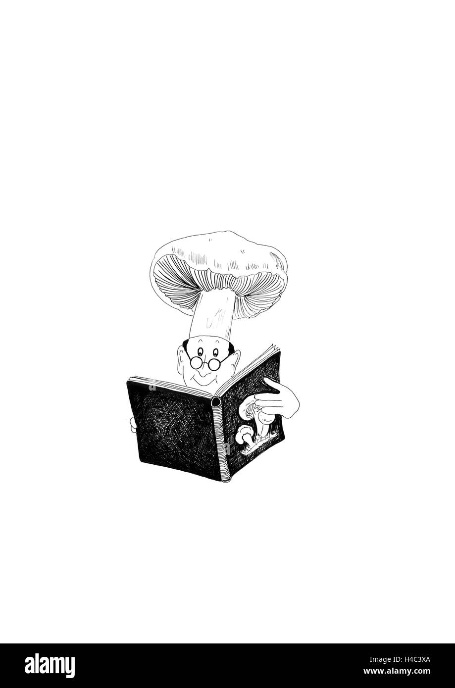 Food reading Black and White Stock Photos & Images - Alamy