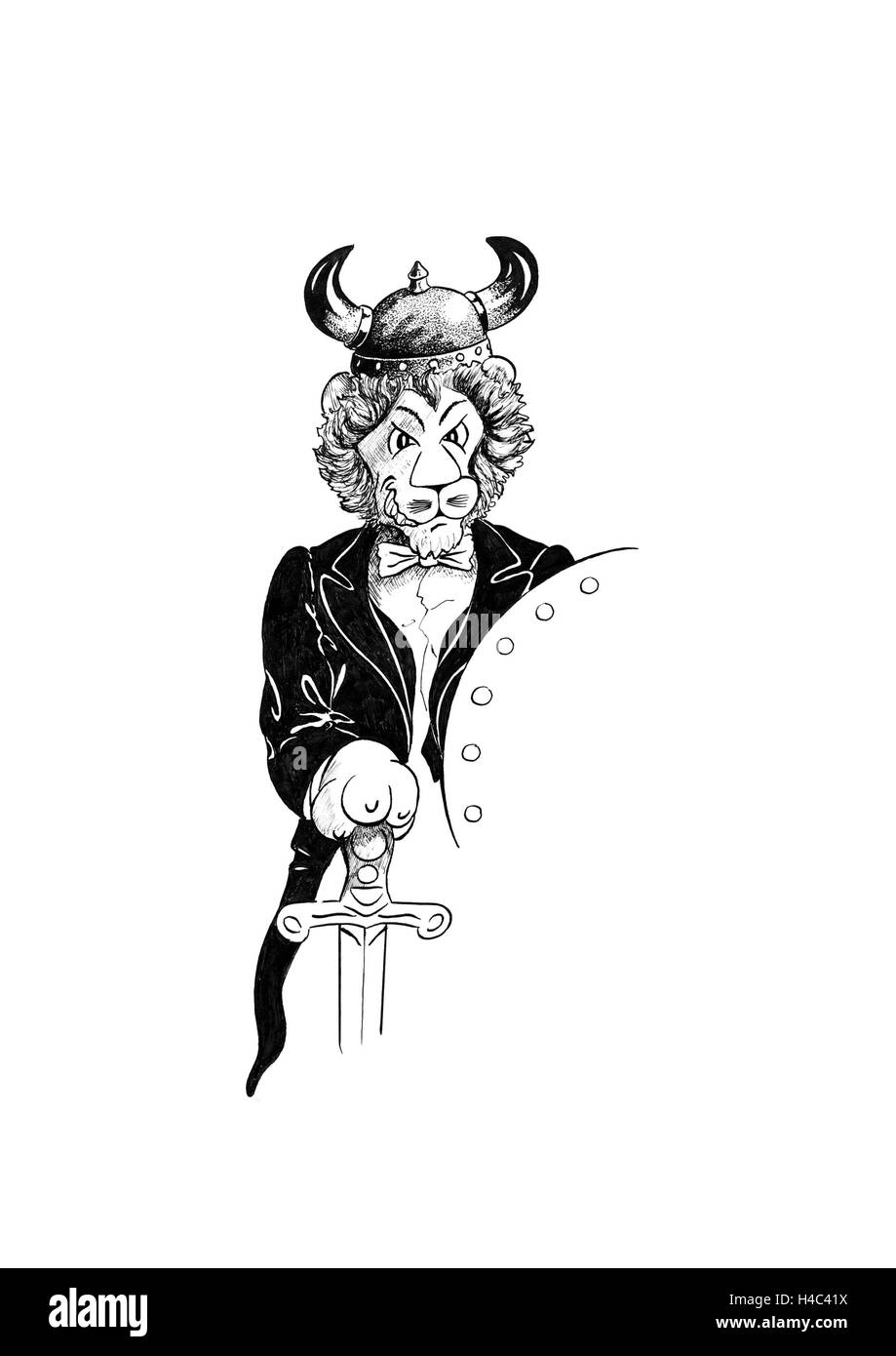 Vikings shield Black and White Stock Photos & Images - Alamy