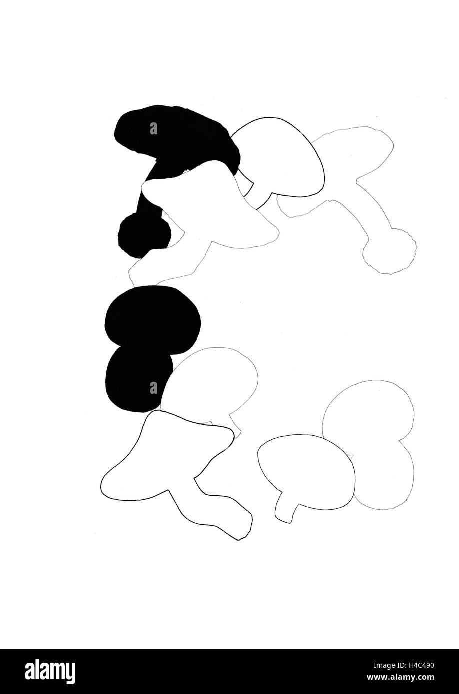 Fungi illustration hi-res stock photography and images - Alamy