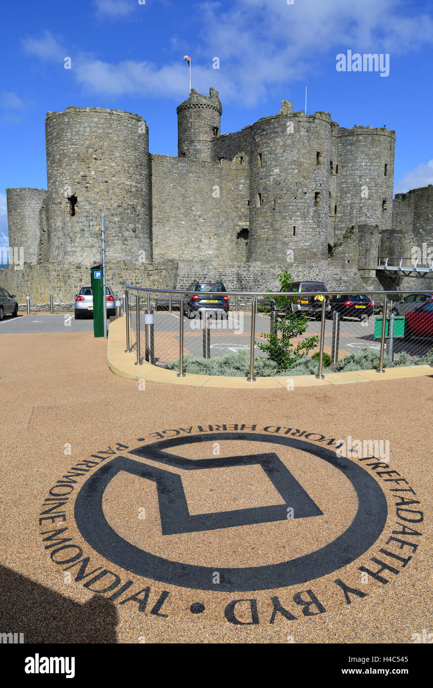 UK, Wales, Gwynedd, Harlech, Harlech Castle Stock Photo - Alamy